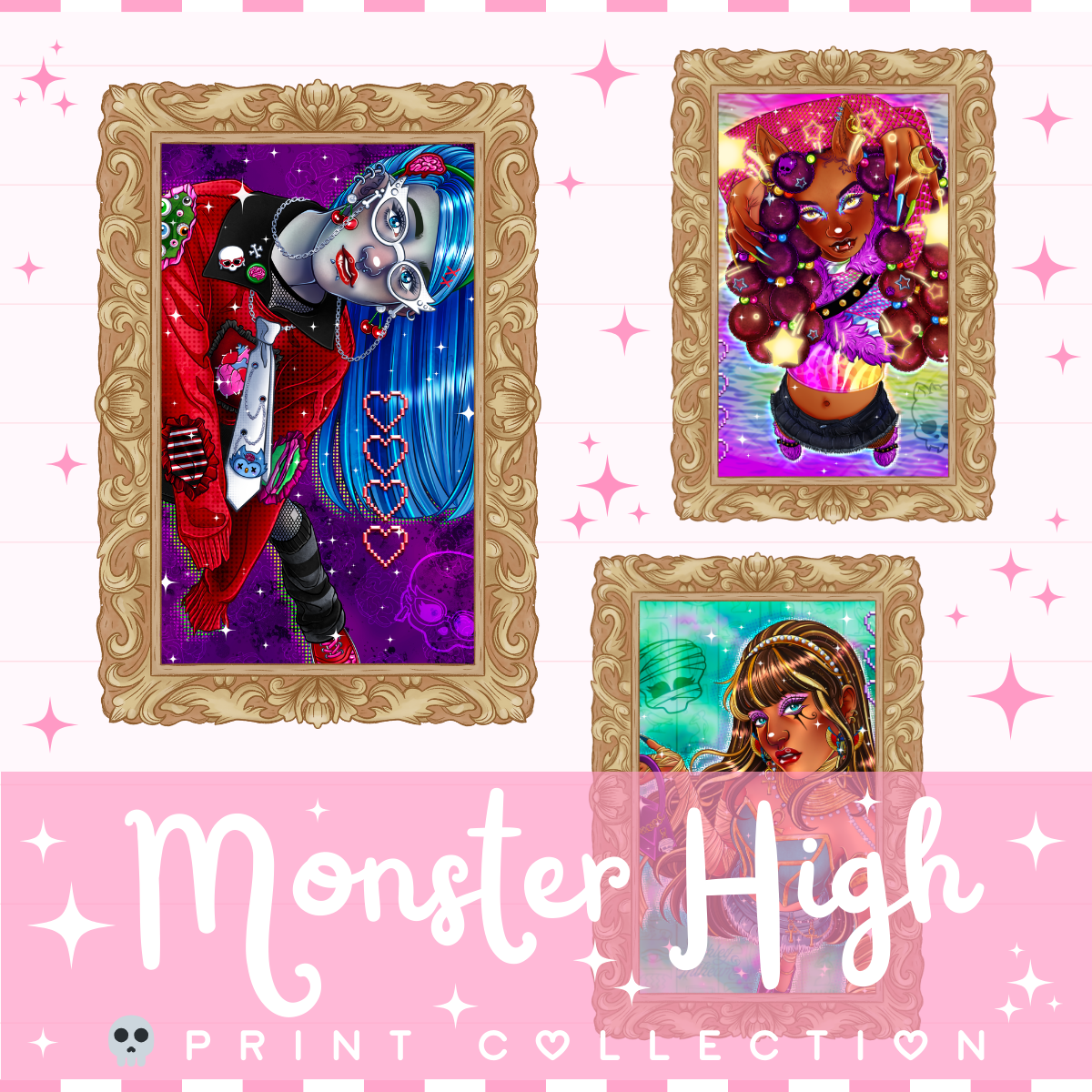 💀 The Monster High Ghoul Gang Print Collection – AshleyintheAM